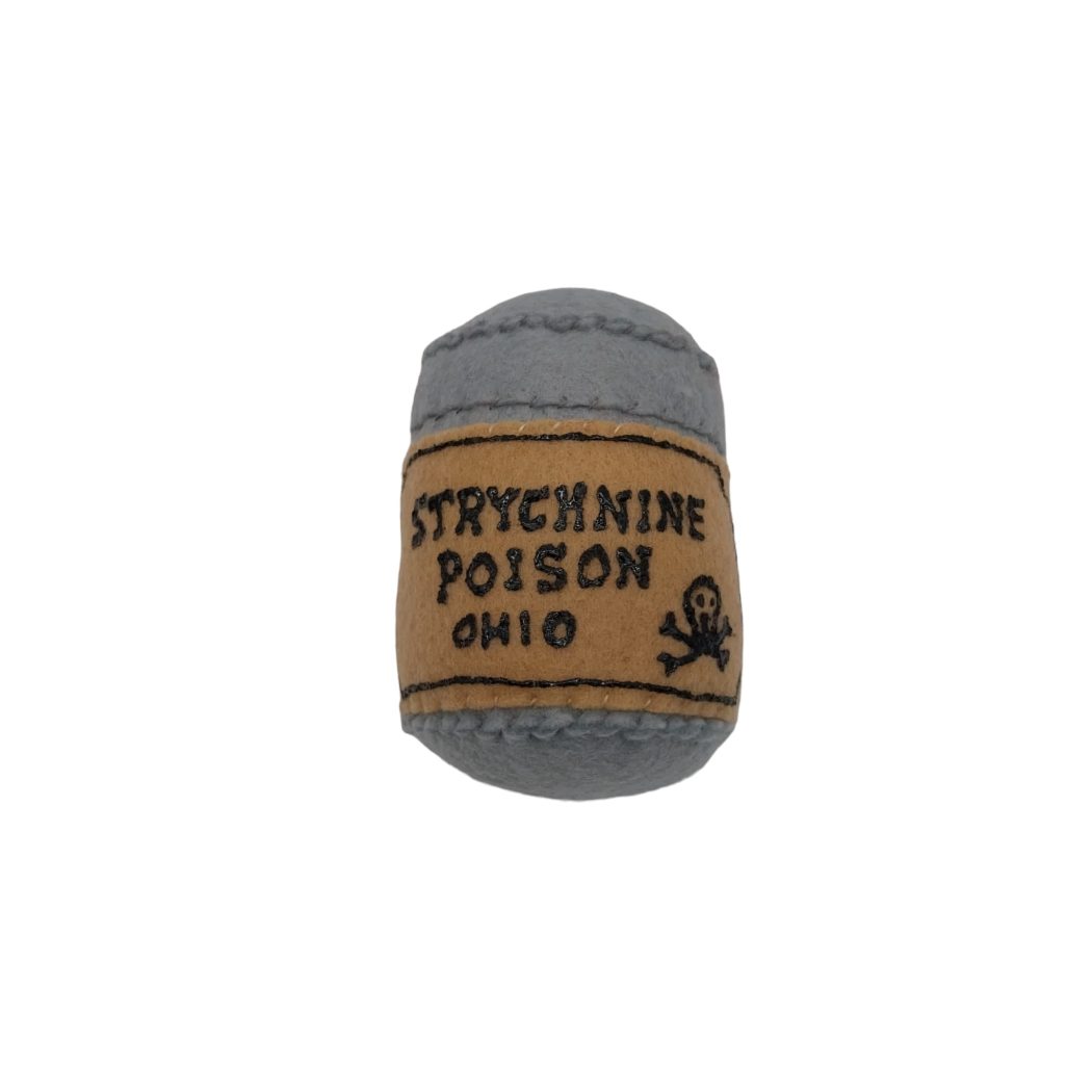 Strychnine Poison Pot - Lucy Sparrow - Sew your Soul