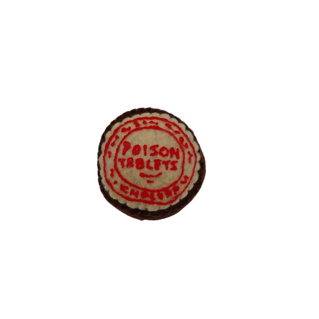 Poison Tablets Pot - Lucy Sparrow - Sew your Soul