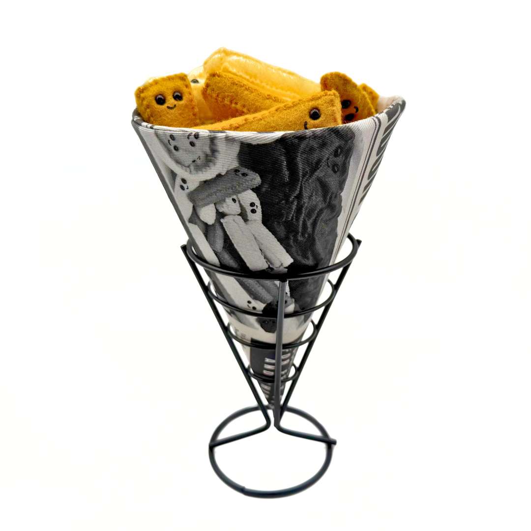 Cone of Chips - Lucy Sparrow - Sew your Soul